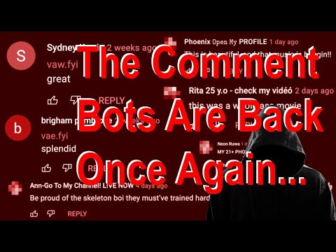 Youtube's comment bots are back to promote THIS? - YouTube