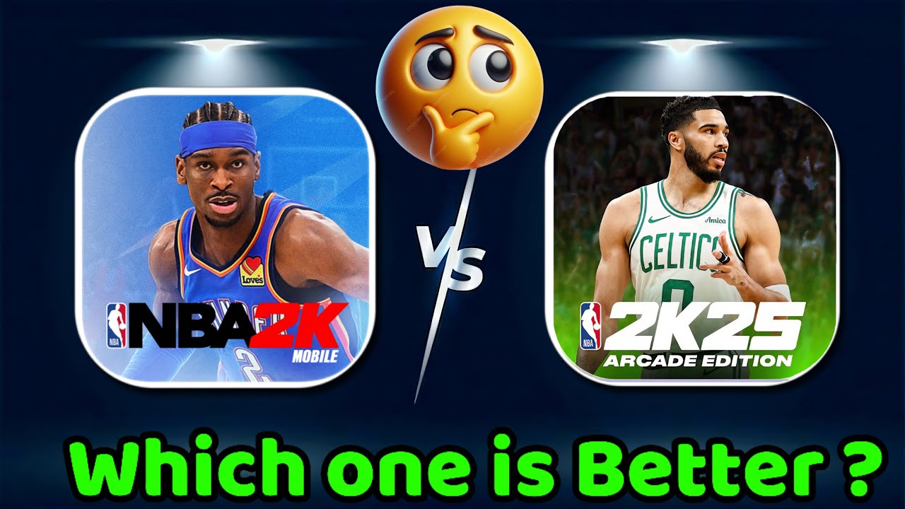NBA 2K mobile VS NBA 2K25 Arcade Edition Android version Full ...