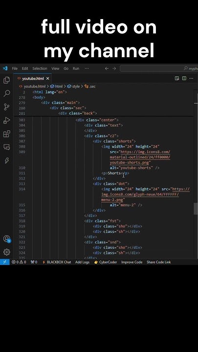 Make Your Phone using HTML, CSS & JAVASCRIPT Part-2 #coding #html #css #javascript - YouTube