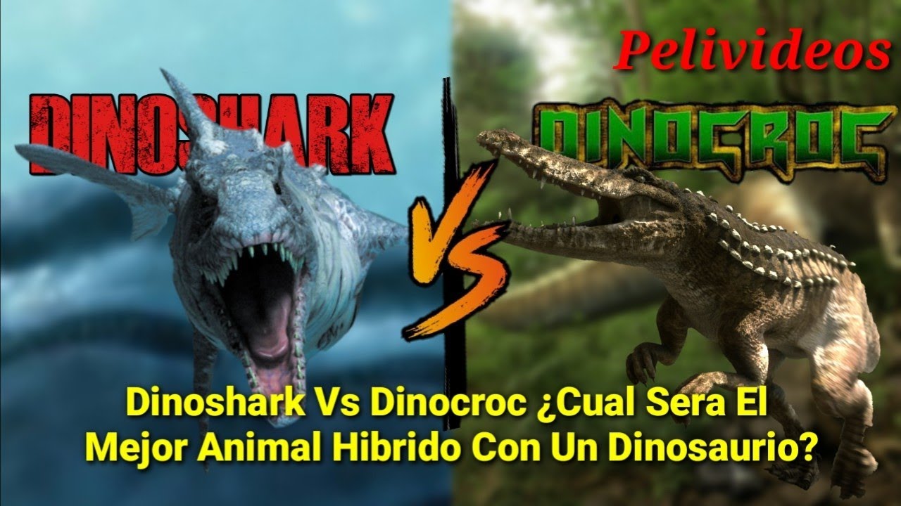 Dinoshark Vs. Dinocroc | Pelivideos Oficial - YouTube