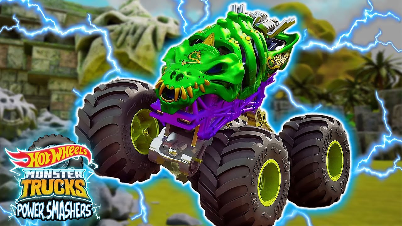 Die Legende des Skelesaurus! | Hot Wheels Monster Trucks Champions Cup ...