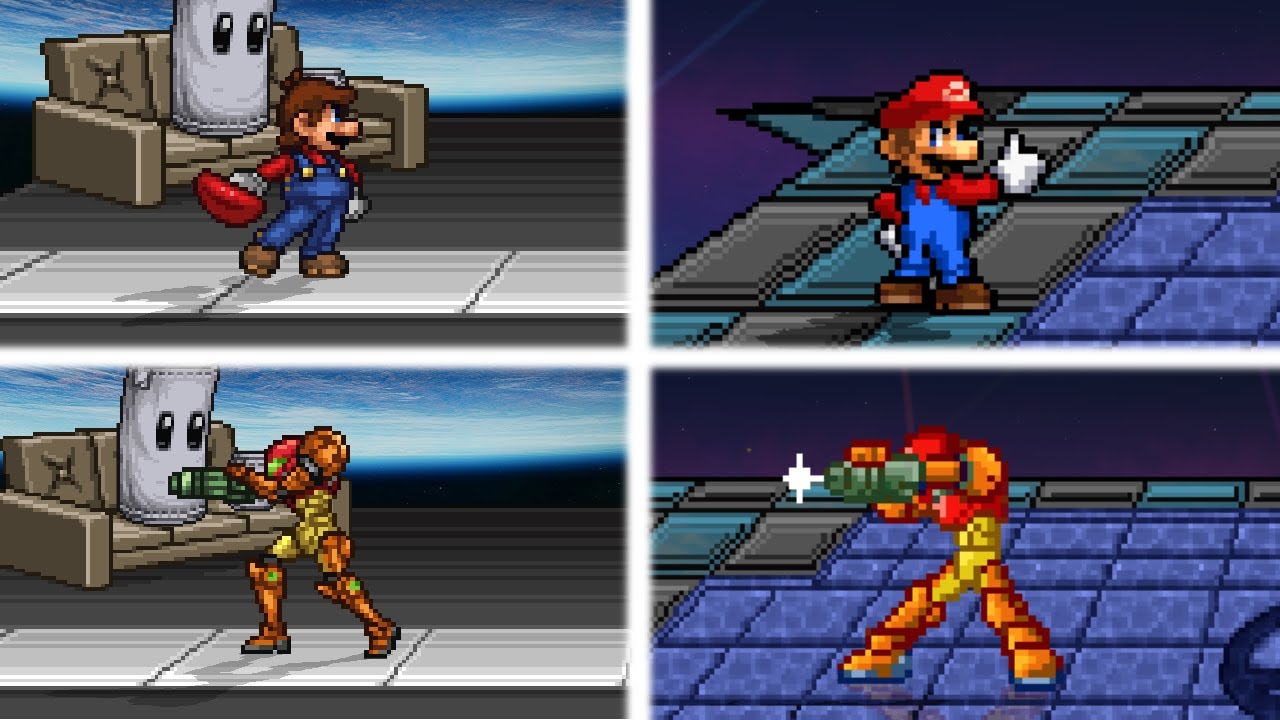 SSF2 vs SSBC | Comparison - Taunts - YouTube