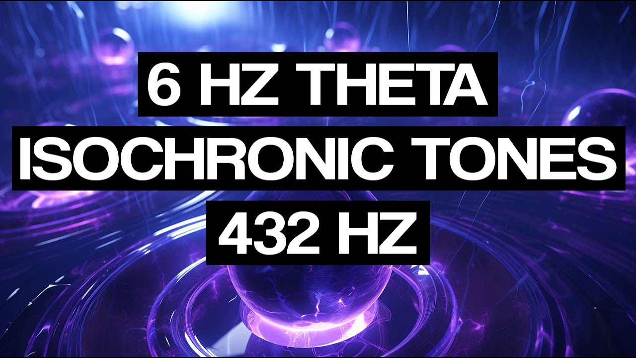 Theta Isochronic Tones 6 Hz Pulse 432 Hz Resonance - YouTube