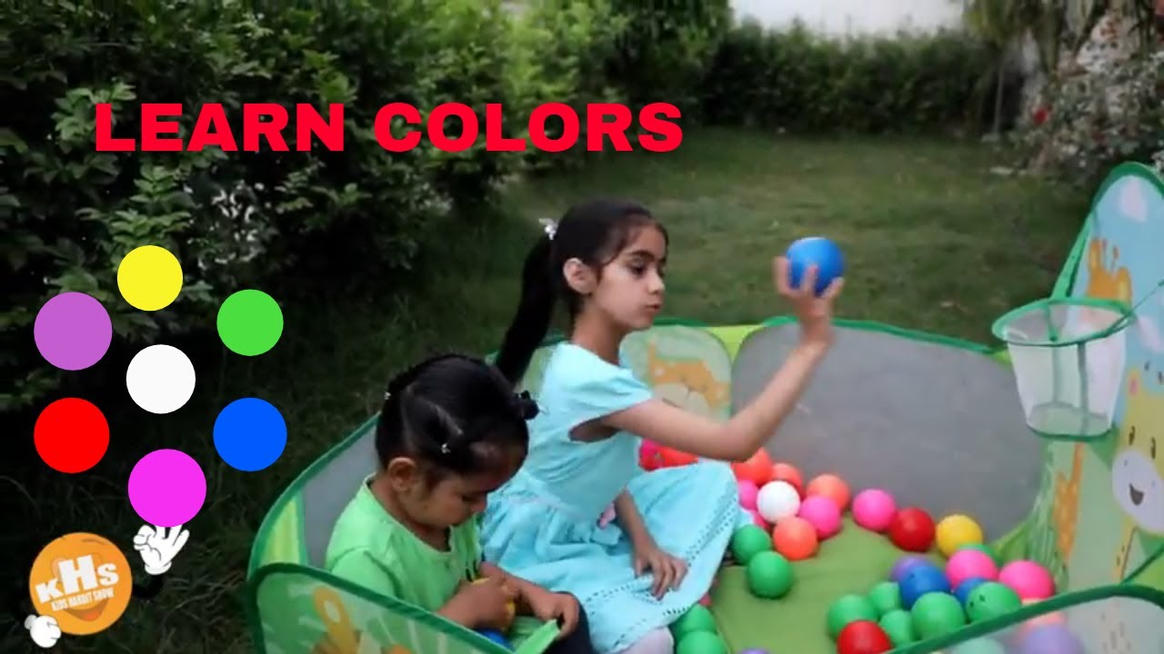 Ball pool Fun kids video | Fun with Ball Pool | Learn colors with balls ...