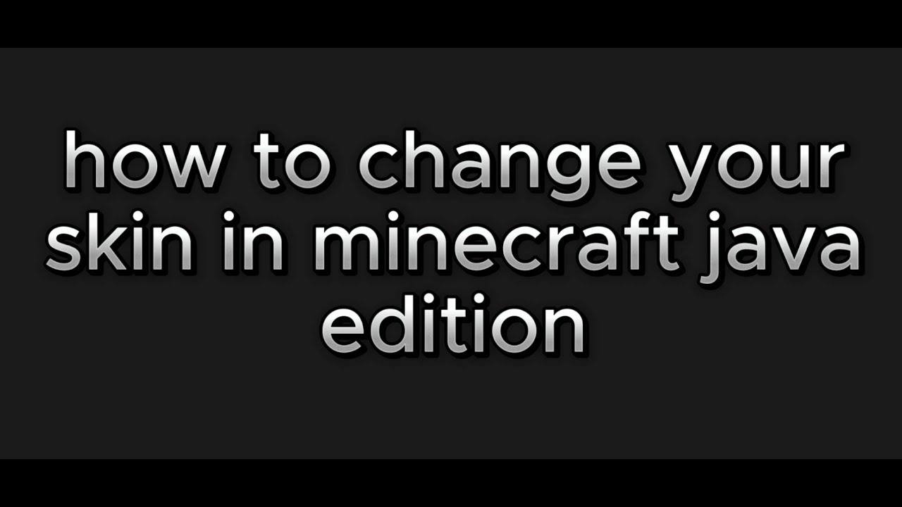 How To Change Your Skin In Minecraft Java Edition Tutorial YouTube how-to-change-your-skin-in-minecraft-java-edition-tutorial-youtube