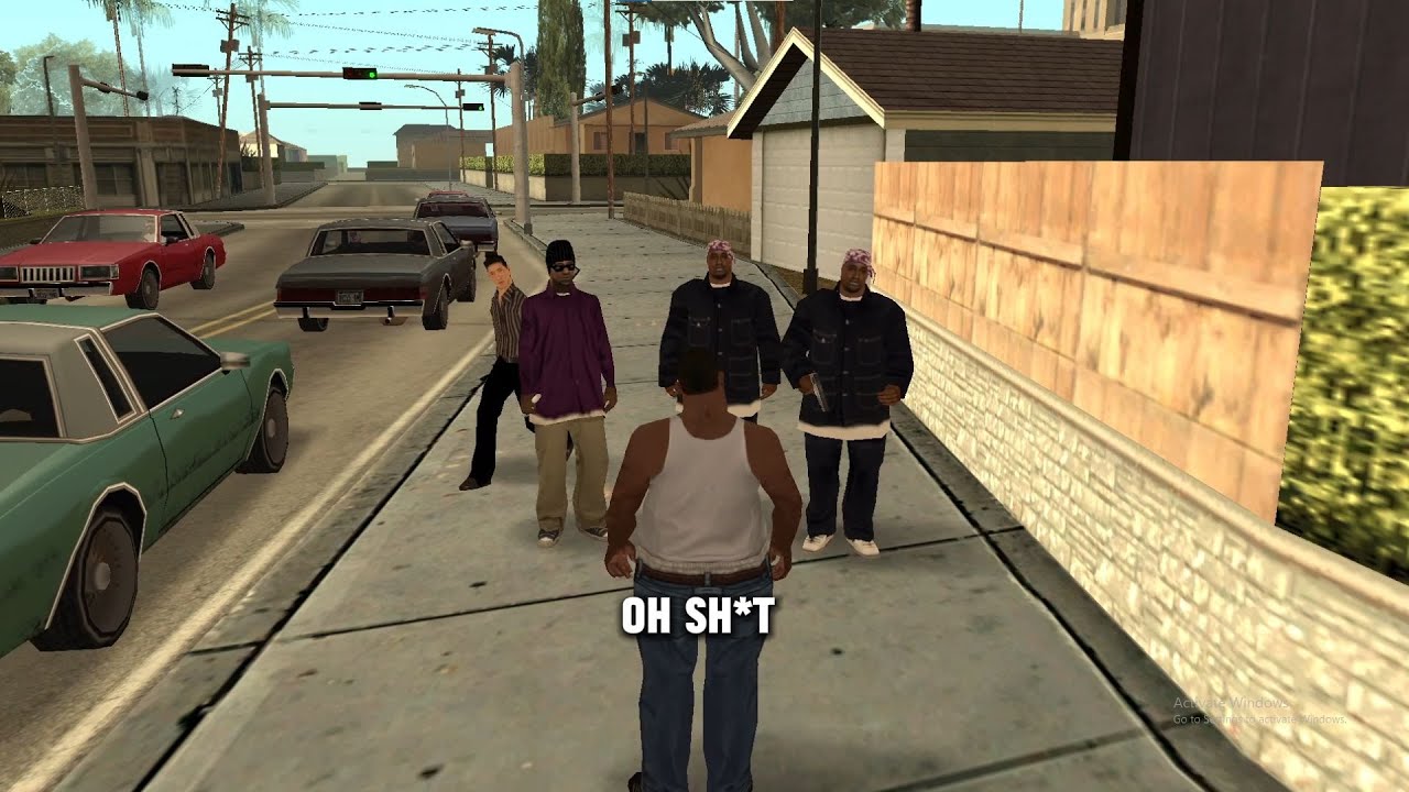 Fat CJ vs Ballas - YouTube