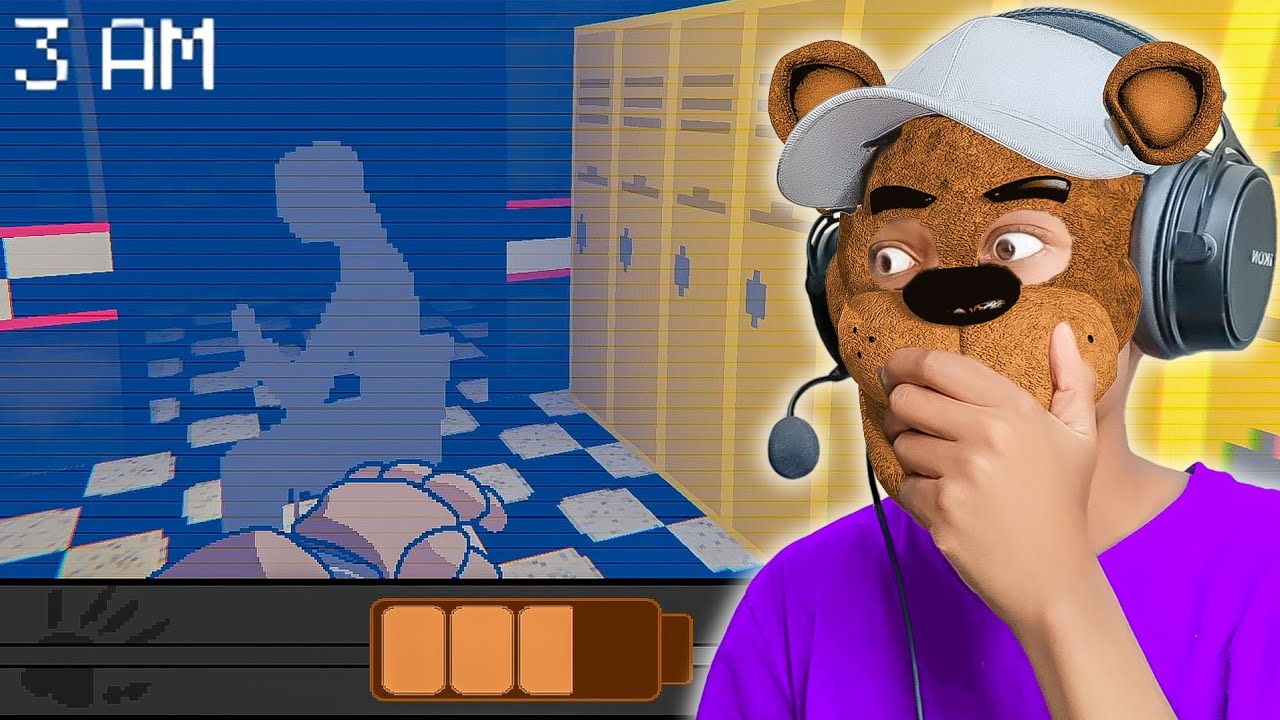 NEW FNAF Horror Game | One Night As Freddy Gameplay - YouTube
