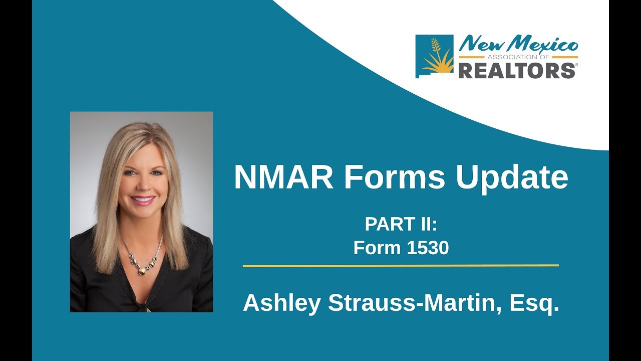 NMAR Forms Update Part 2 - The Back-up Purchase Agreement/Contract ...