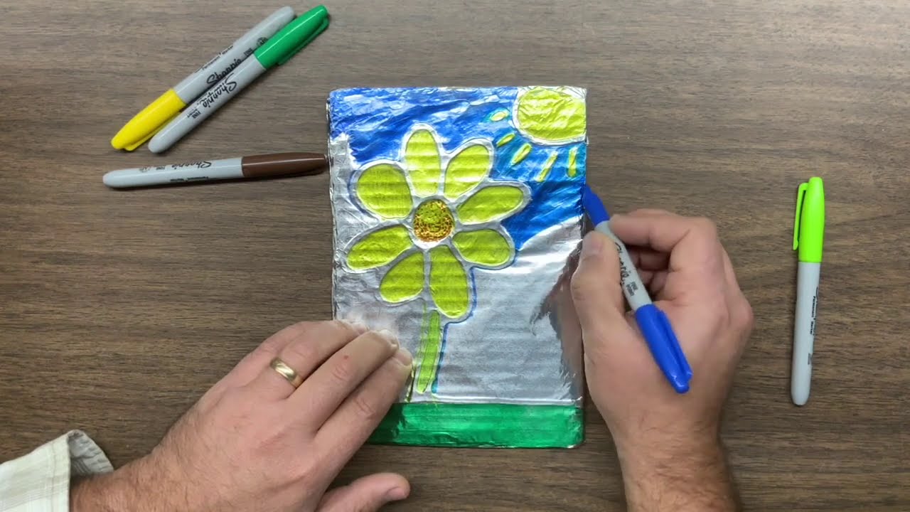 Tinfoil Art - YouTube