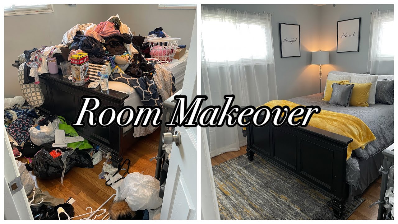 Messy Room Transformation | Small Room | Master Bedroom | Real and Raw ...