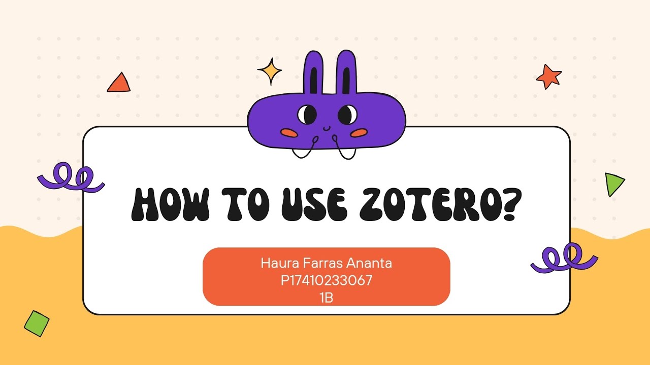 HOW TO USE ZOTERO??? - YouTube