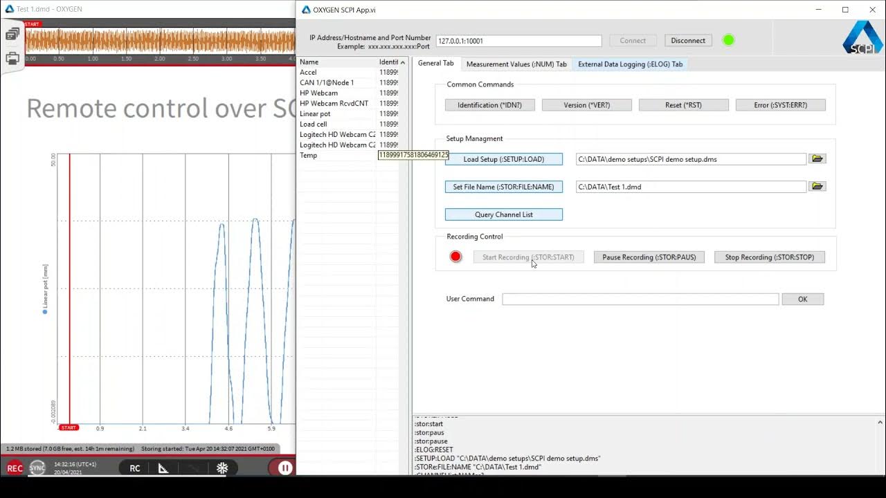 How to remote control using SCPI over ethernet - YouTube