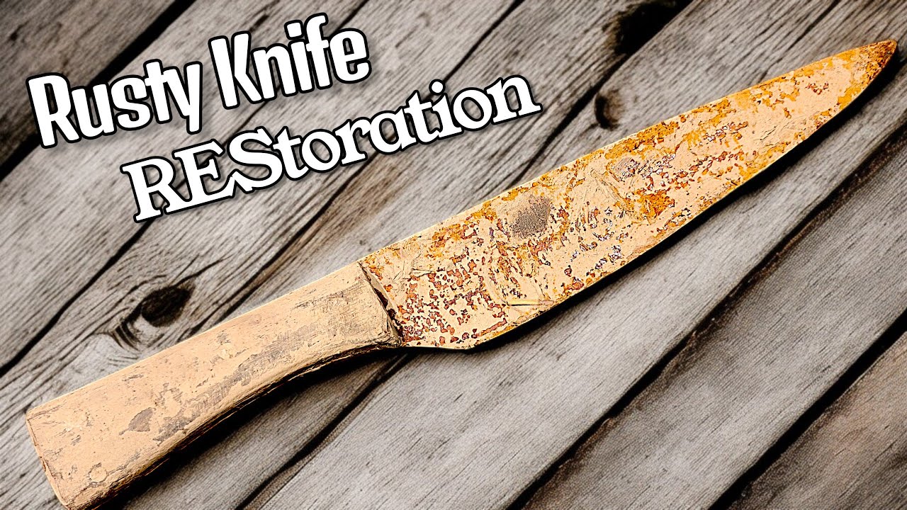 Insane Rusty Knife Restoration into Brand New 🔥 | Extreme Metal ...