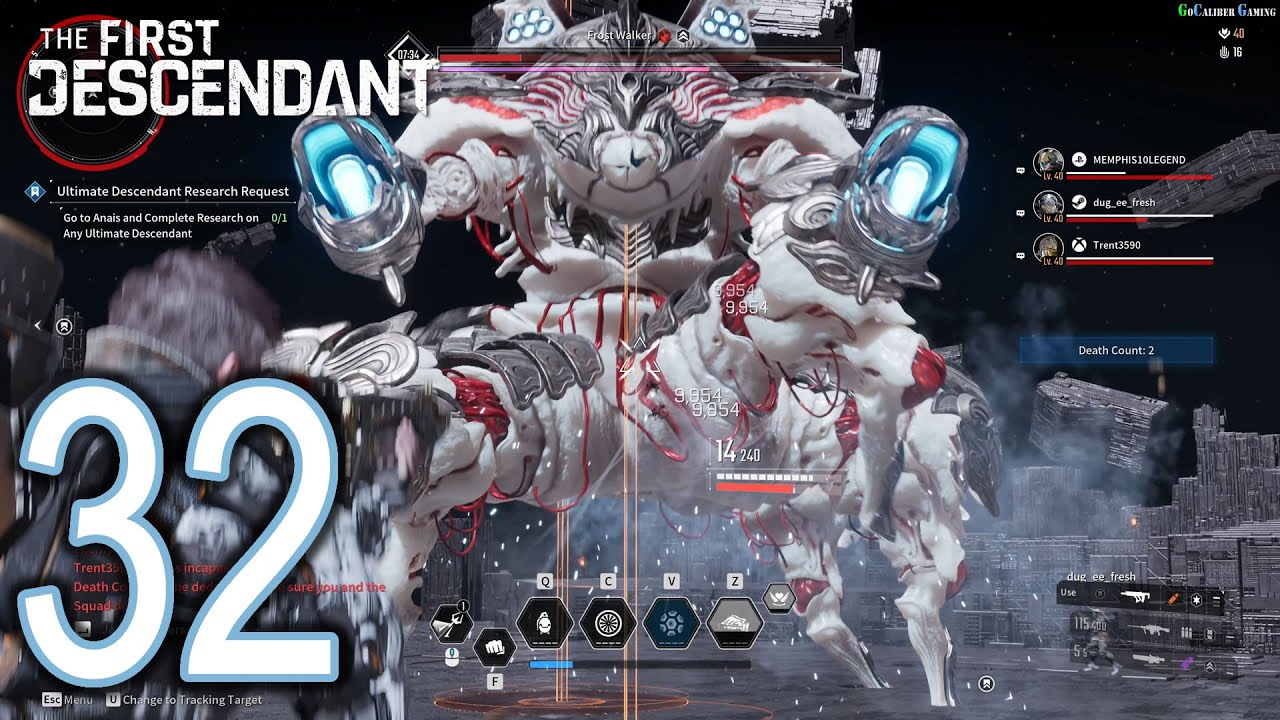 The First Descendant PC 4K Gameplay - Part 32 - Obstructer, Frost ...