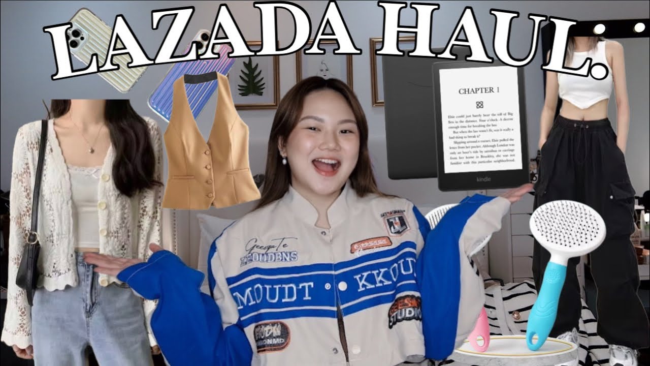 LAZADA HAUL: CLOTHING TRY-ON, HOUSE SUPPLIES, TECH! | ASHLEY SANDRINE ...