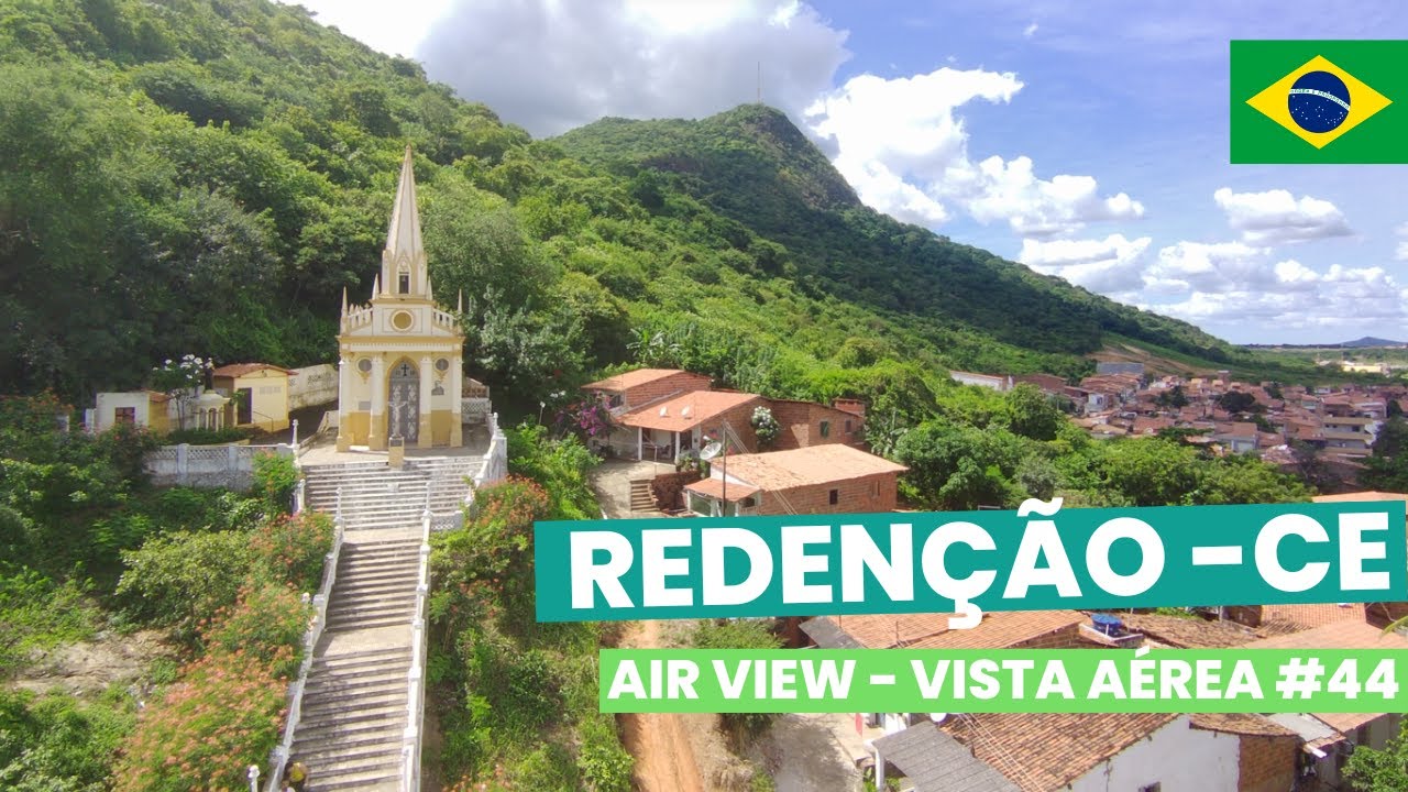 [4K] BRAZIL 🇧🇷 ️- Redenção- Ceará - Aerial Relaxation Drone Film View ...