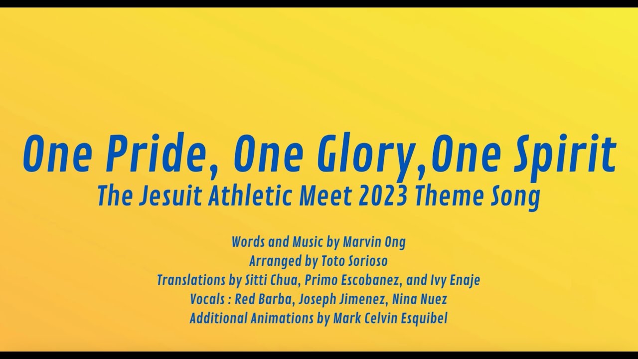 One Pride, One Glory, One Spirit | Lyric video - YouTube