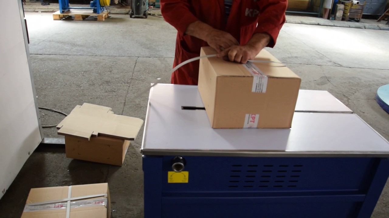 Masina de legat cu banda de polipropilena | PP Band Strapping Machine ...