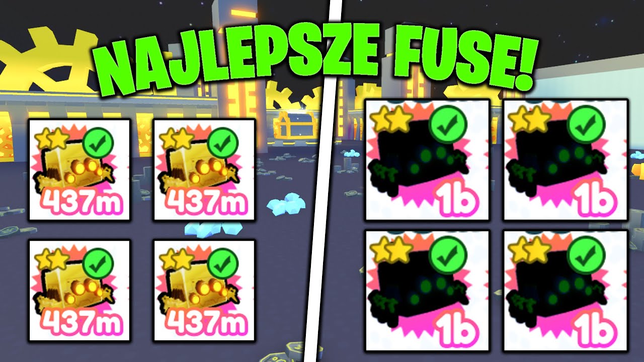 ⚡️NOWE NAJLEPSZE FUSE W PET SIMULATOR X! PRZEPISY NA FUSE NOWY UPDATE ...