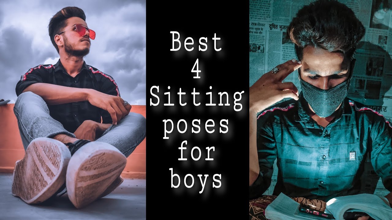 || BeST 4 SITTING POSES FOR BOYS || Mobile photography with Realme XT ...