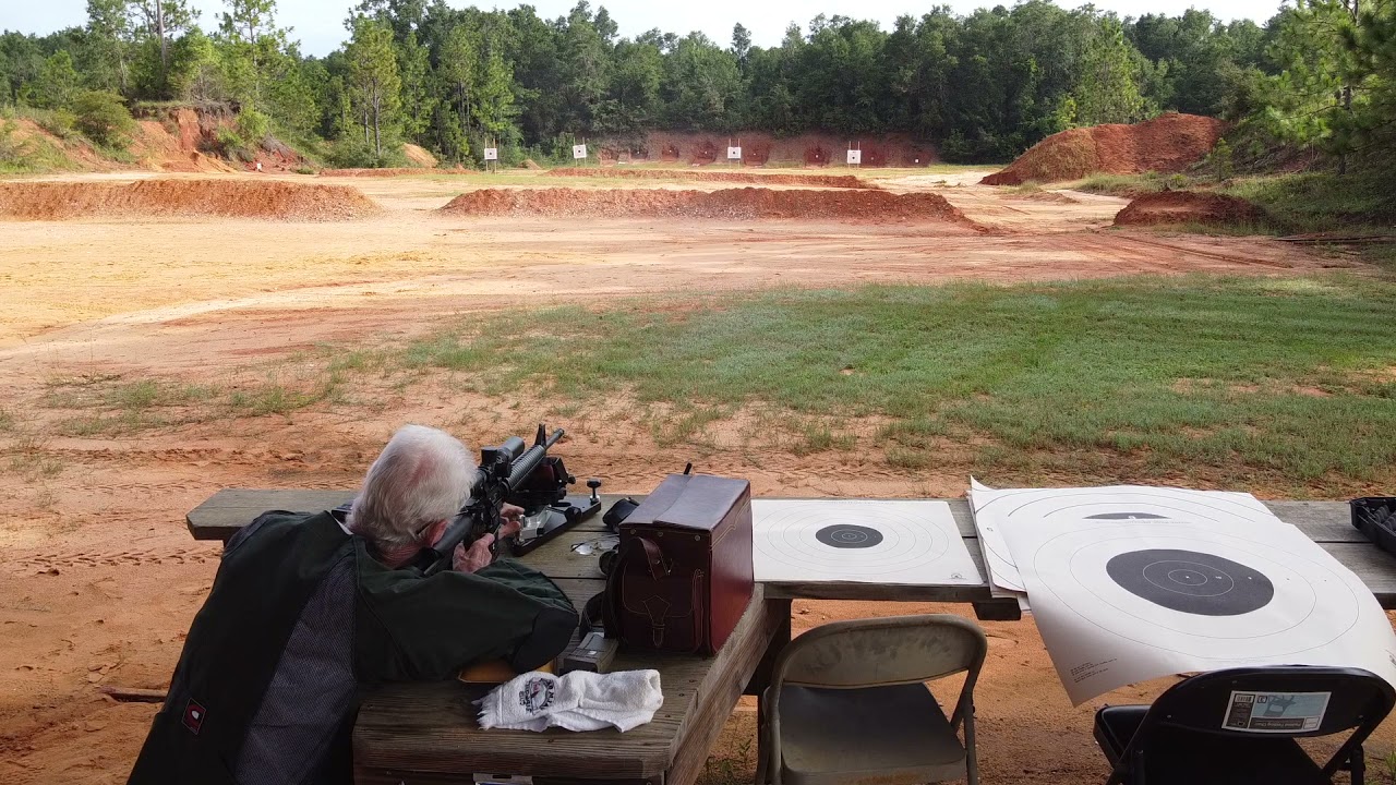 ERGC .22 Rimfire Benchrest - Patient Shot - Escambia River Gun Club - YouTube