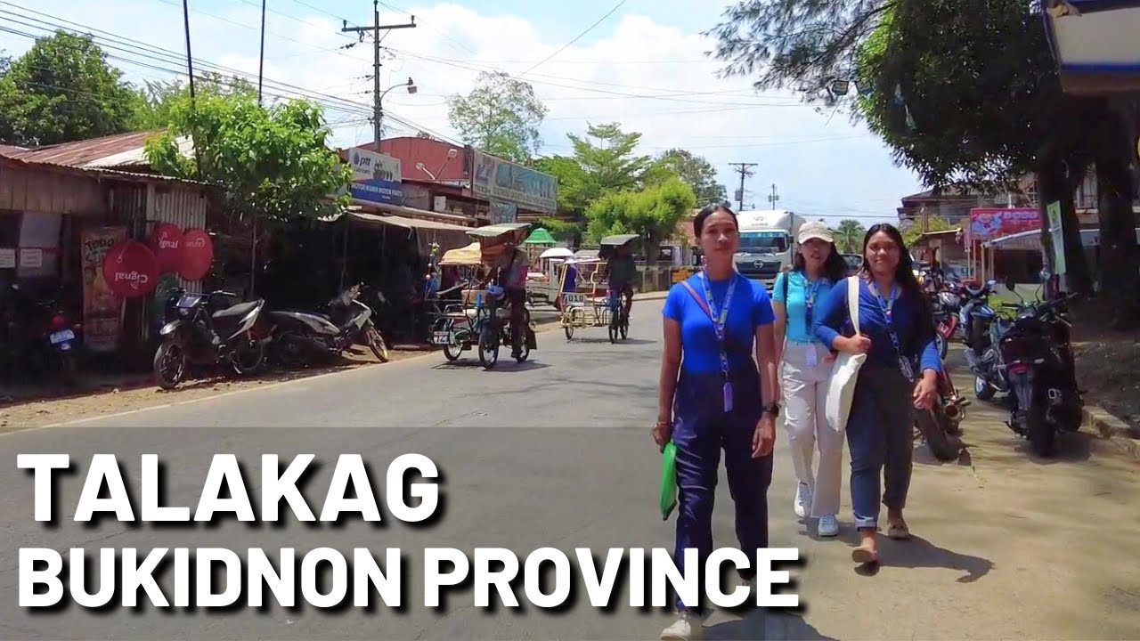 Talakag, Bukidnon Province, Philippines - Walking tour - YouTube