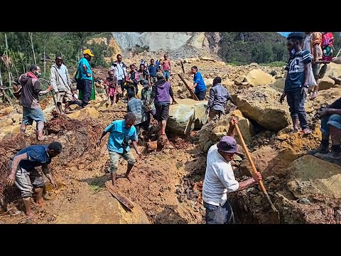 Papua New Guinea landslide killed over 670 people, UN estimates, as survivors seek safety