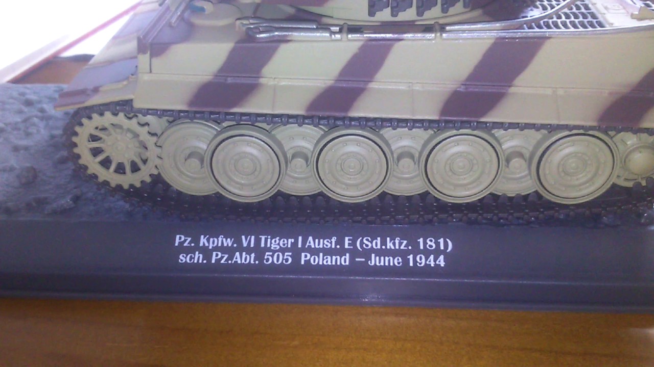 Tiger I Alemán 2GM /Colección Planeta de Agostini/ - YouTube