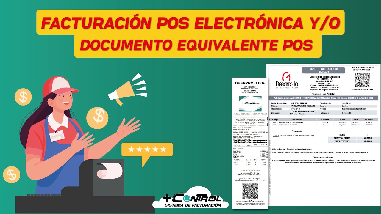 Facturación Pos Electrónica y/o Documento Equivalente POS en Mas ...