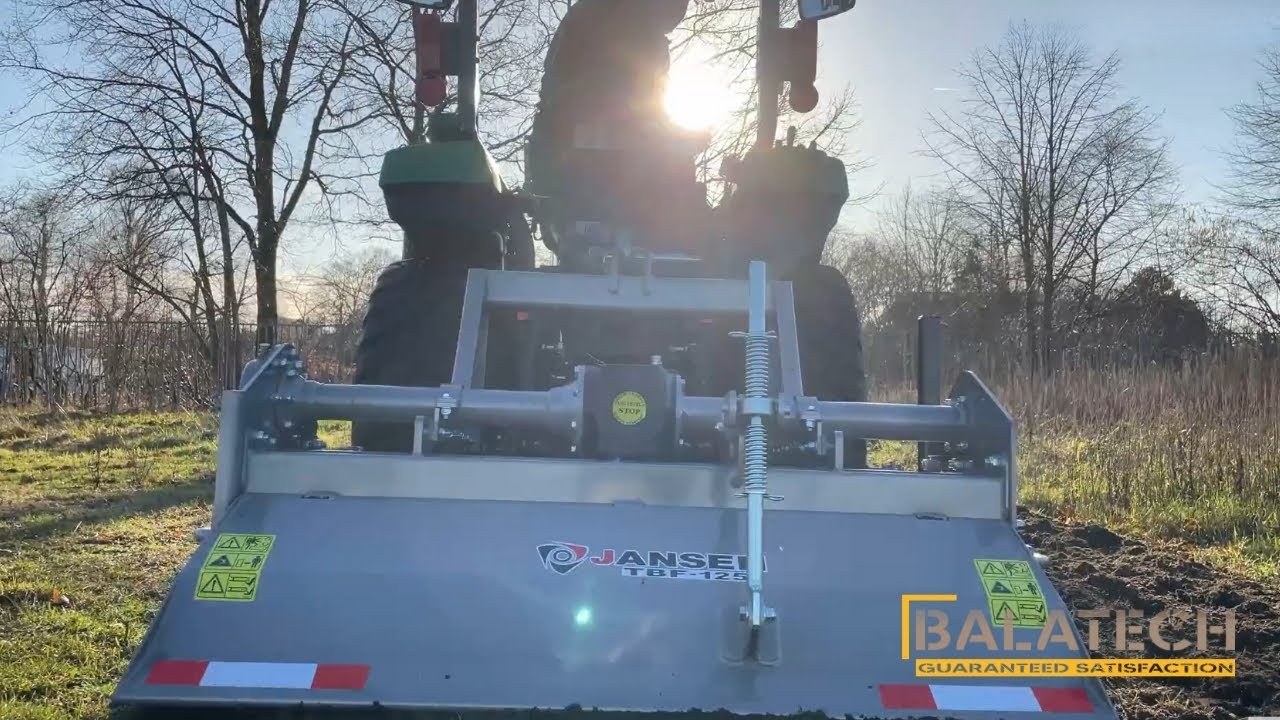 BALATECH s.r.o. Rotavátor JANSEN TBF-125 - YouTube