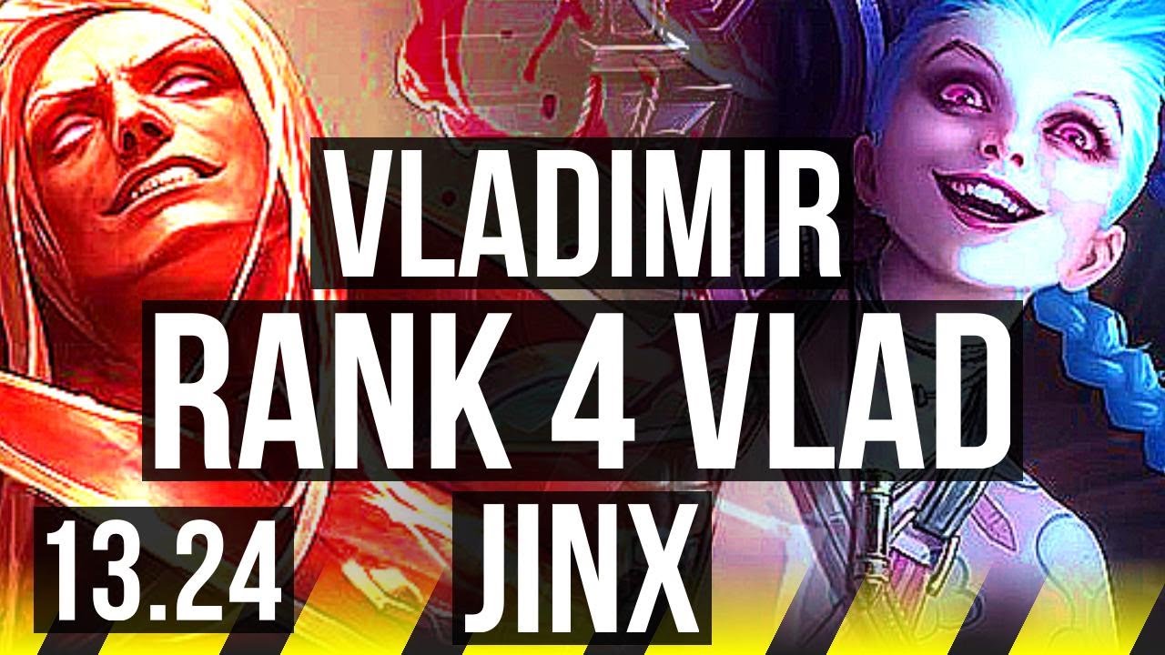 VLADIMIR & Nautilus vs JINX & Renata Glasc (ADC) | Rank 4 Vlad, 16/2/6 ...