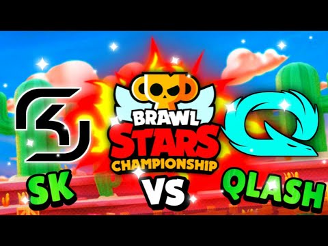 Sk vs Qlash | Brawl stars last qualifier - YouTube