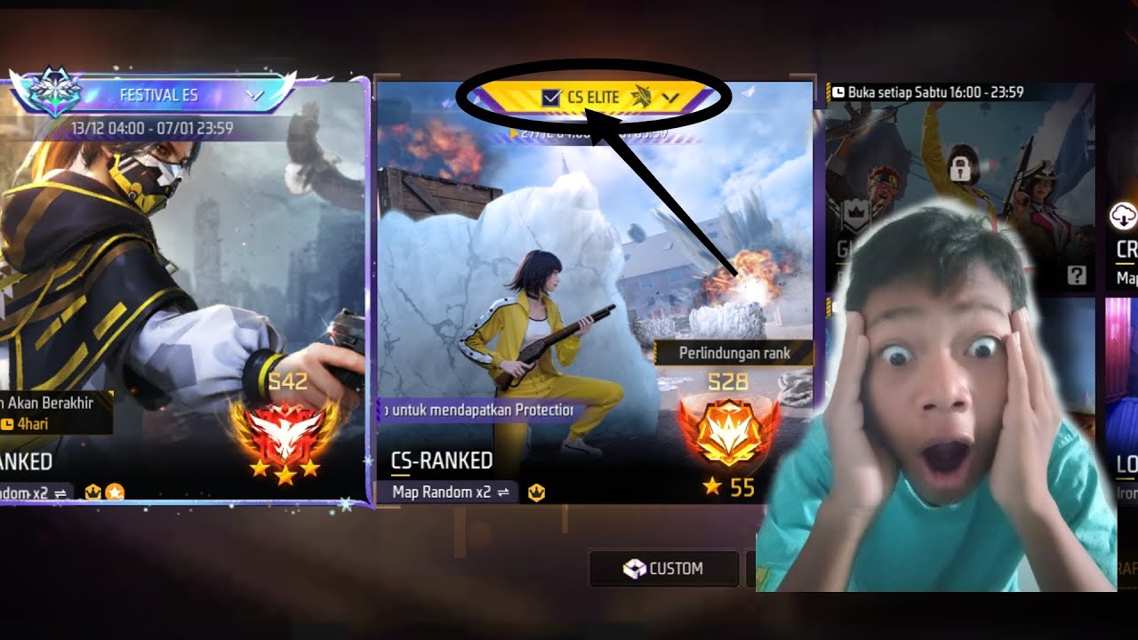 CS Rank ada mode SG2 ALOKK😱😱😱 #kontenff #garenafreefire - YouTube
