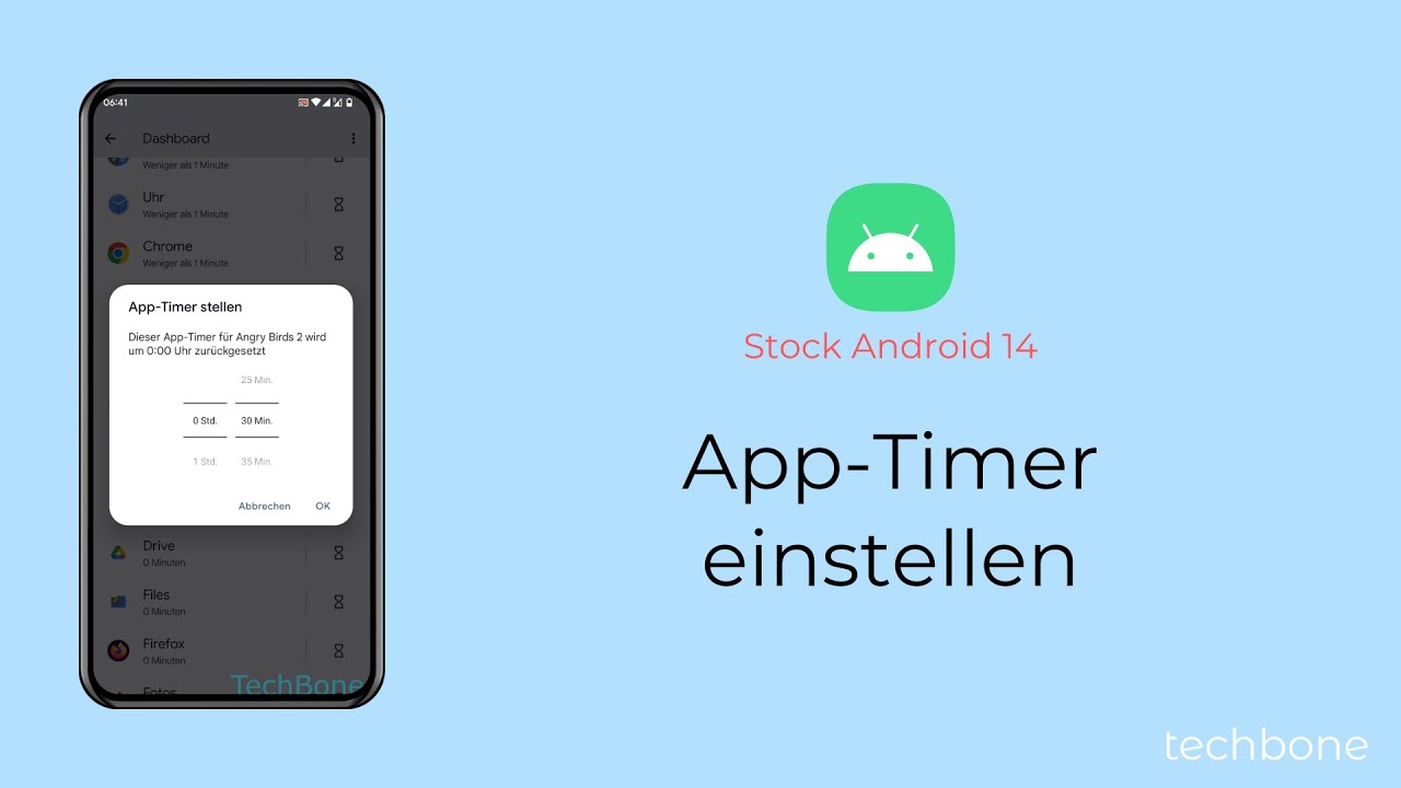App-Timer einstellen [Android 14] - YouTube