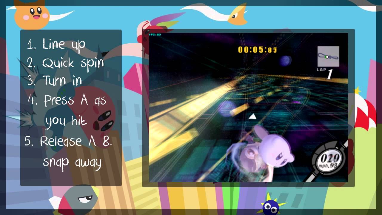 Kirby Air Ride - Scooter Spin Slide (Advanced Technique) - YouTube