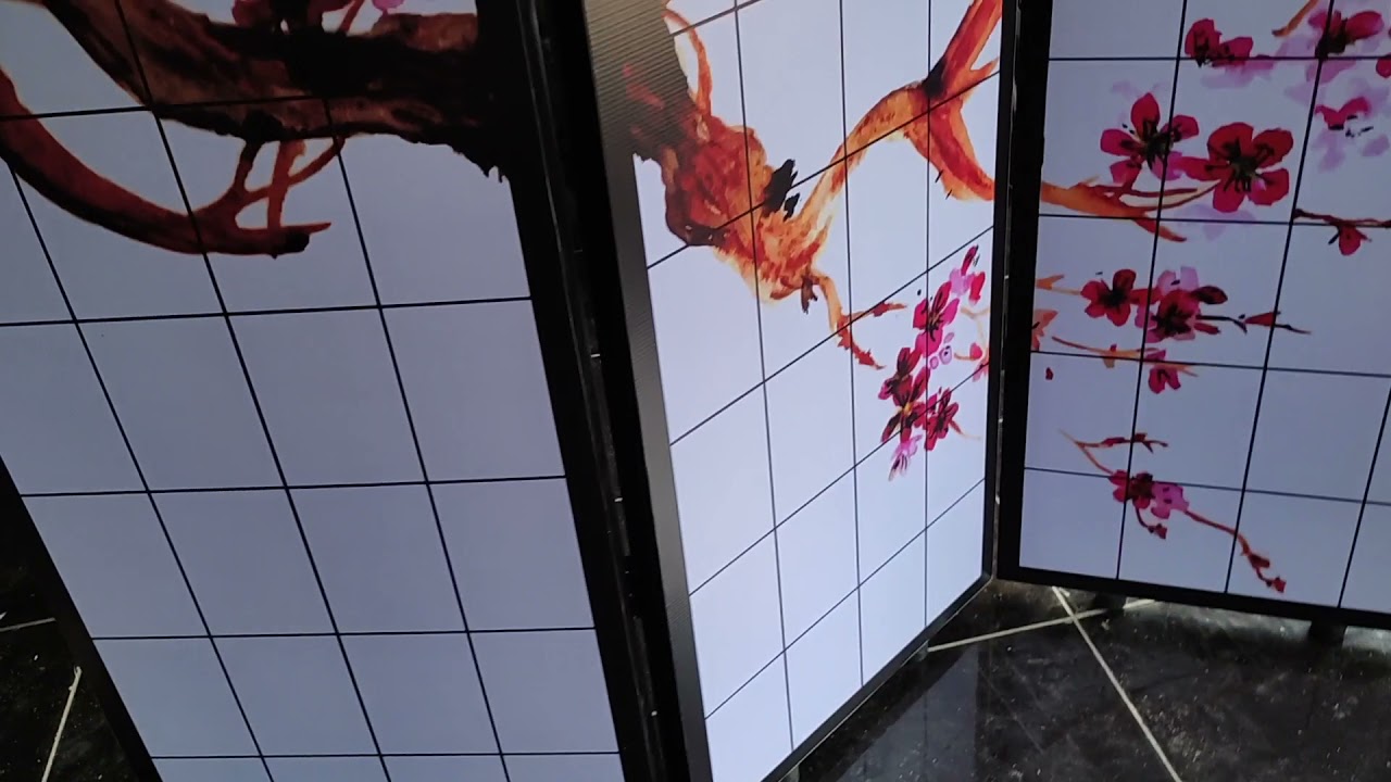 Sketsel Bunga Sakura Partisi Jepang 5 Panel - YouTube