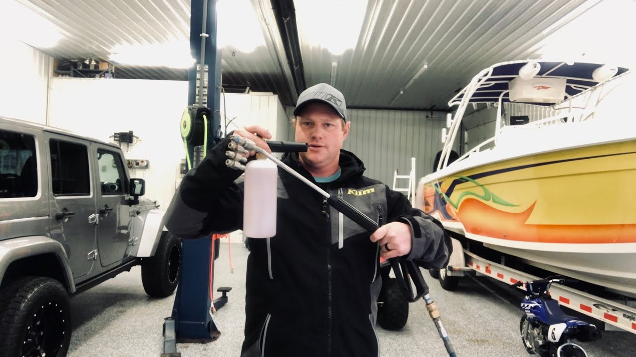 Soft wash rig cleaning and maintaining - YouTube