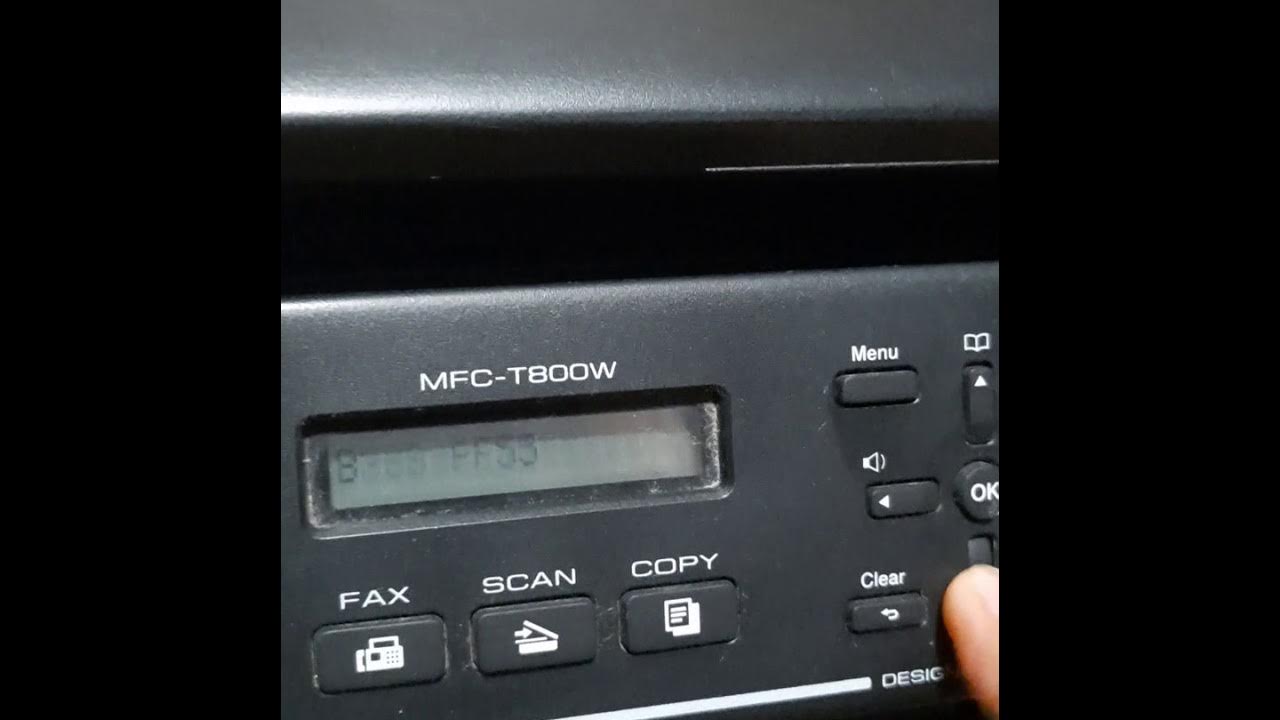 How to reset brother printer - YouTube