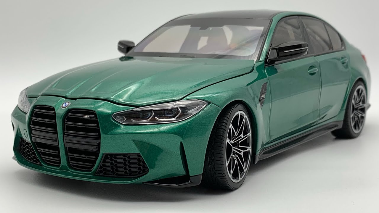 BMW M3 Competition (G80) 2020 Isle of Man Green Minichamps 1:18 - YouTube