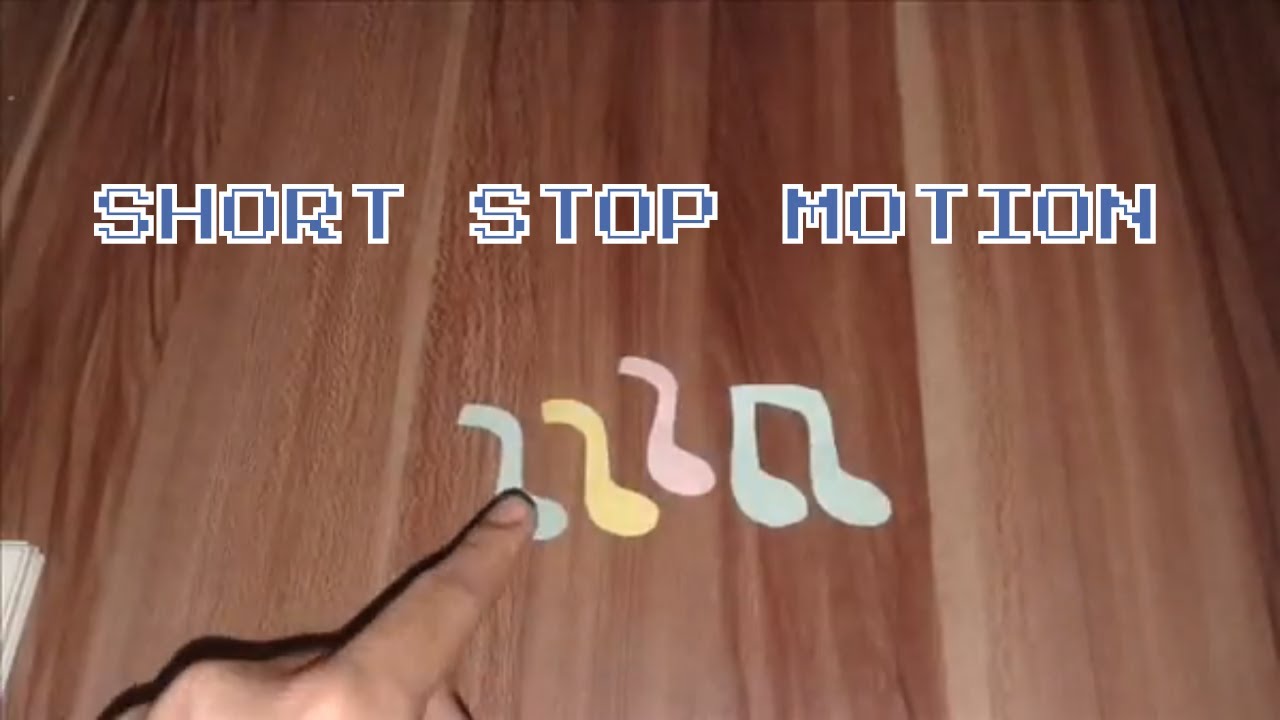 SIMPLE AND SHORT STOP MOTION VIDEO - YouTube