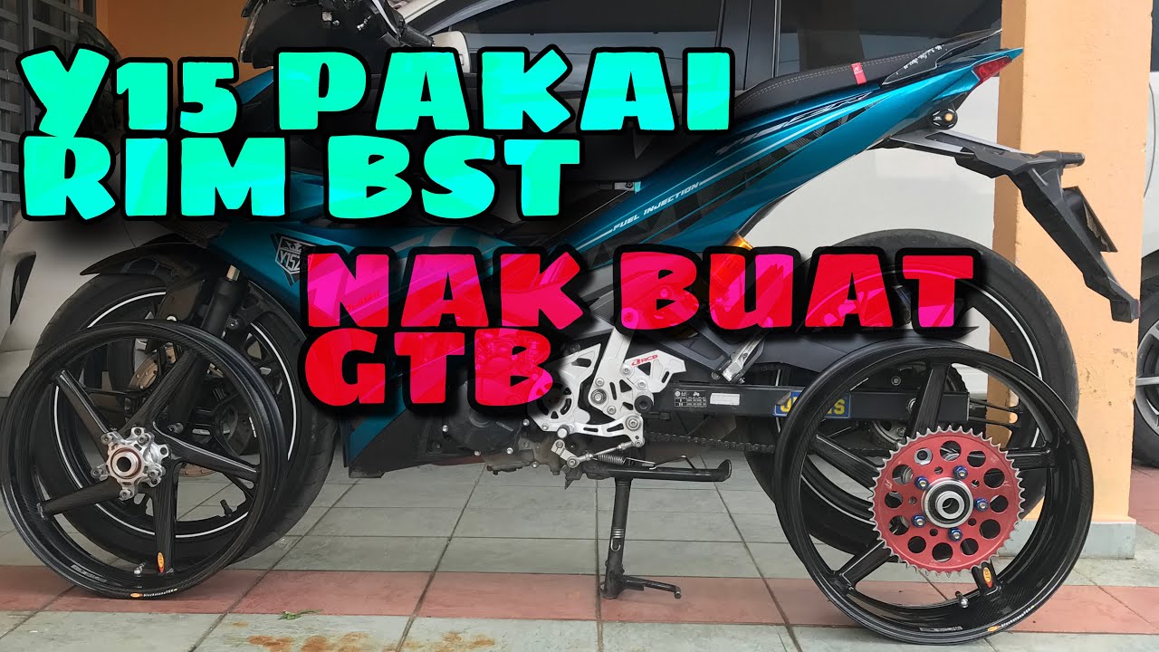 #13 Y15 MASUK RIM BST CARBON FIBER ??? ... / YAMAHA Y15 WITH BST CARBON ...
