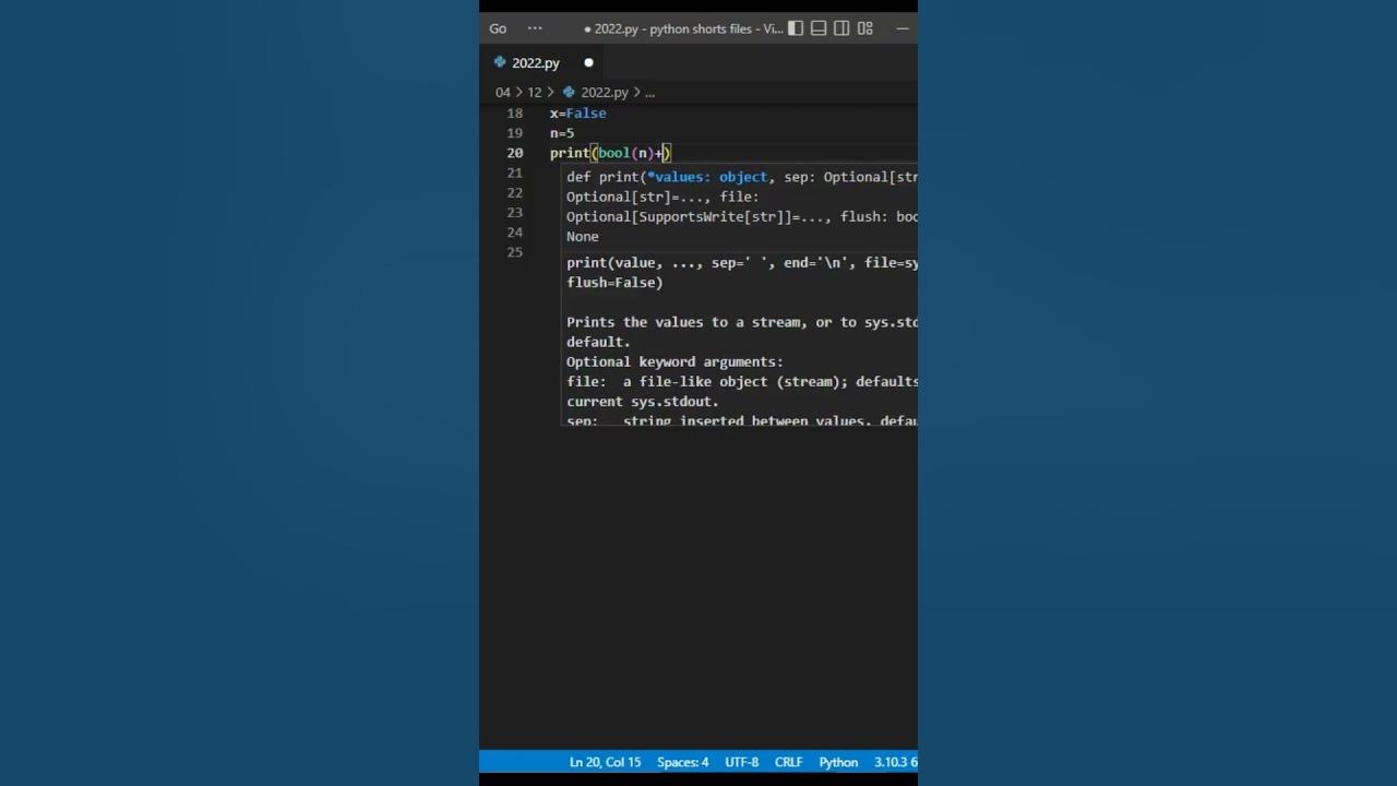 Adding Boolean And Numbers Python Pythonforbeginners Learnpython Codingshortvideo Youtube 