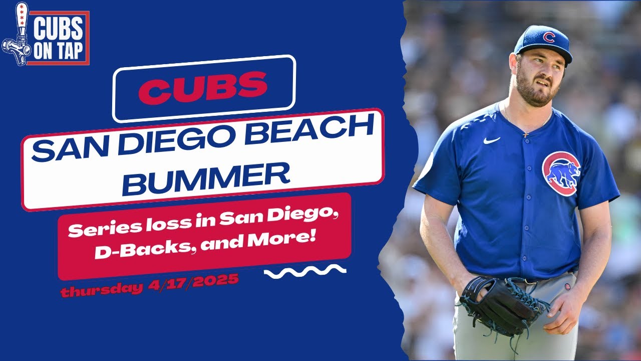 San Diego Beach Bummer | Cubs On Tap - YouTube