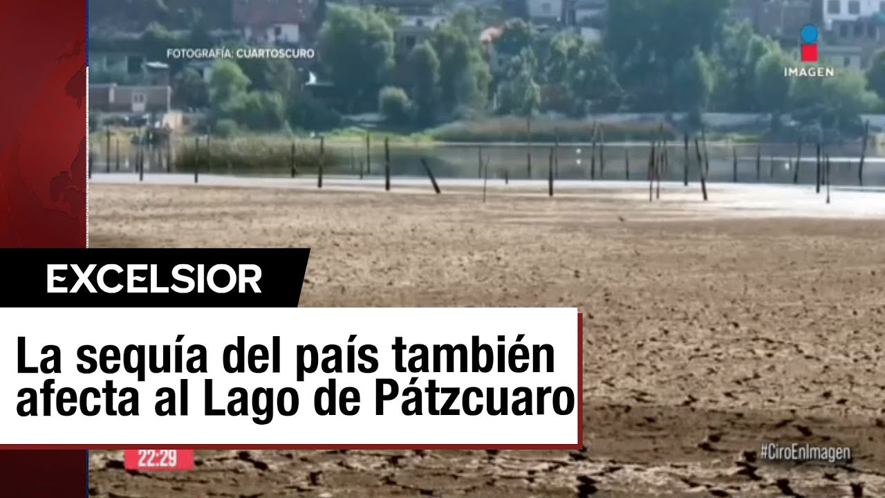 El lago de Pátzcuaro se seca, youtuber llega caminando a la isla ...
