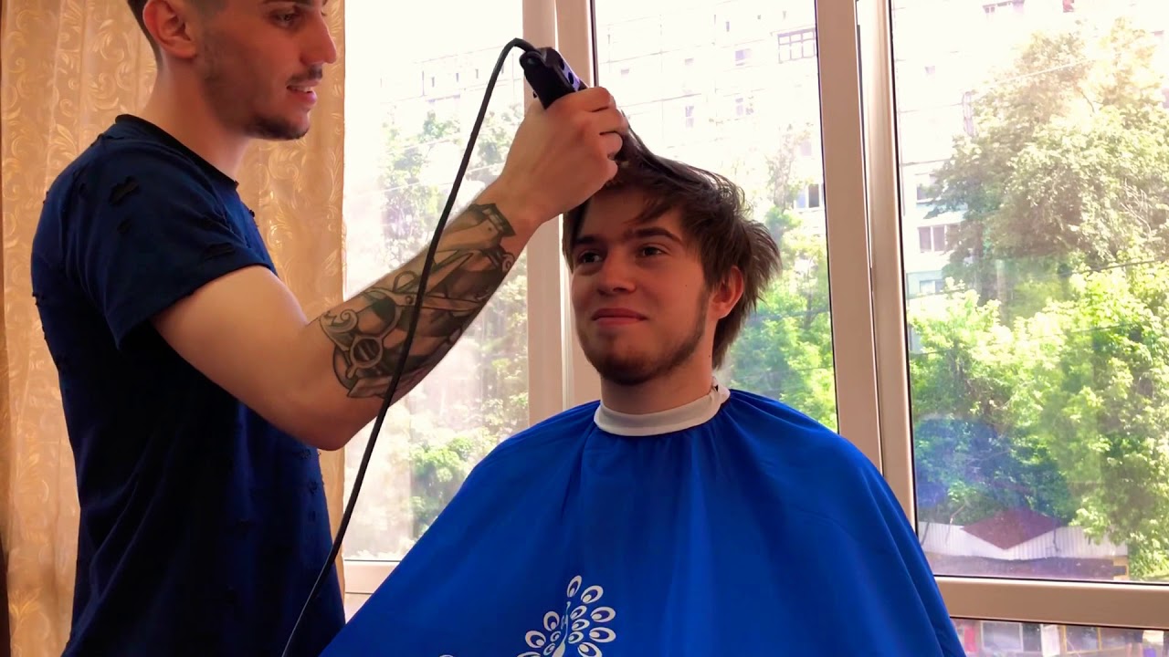 Buzz Cut with Shape Up and High Fade - YouTube