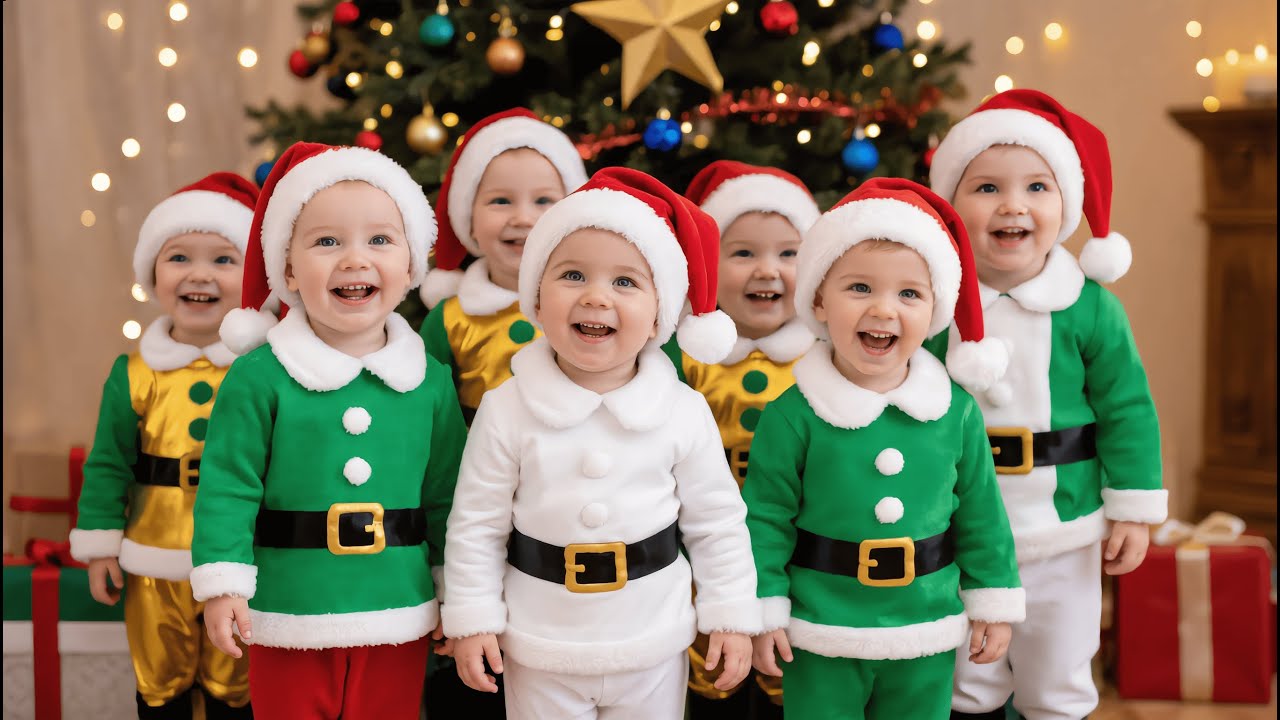 5h20 Cute Santa Helpers & Tree | Best Christmas Songs 🎄🧝‍♂️, Joyful Elf ...