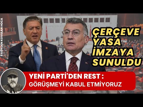 ÇERÇEVE YASA MECLİS'TE İMZAYA SUNULDU. YENİ PARTİ GÖRÜŞMEYİ REDDETTİ #infazdüzenlemesi #af #genelaf 
