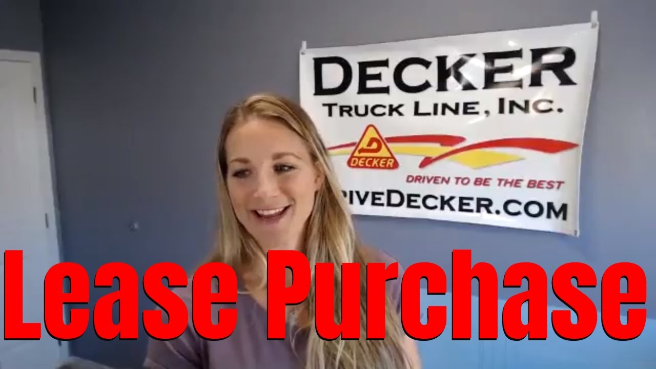 Is Lease Purchase Right For You? Lease Purchase Program with Decker ...
