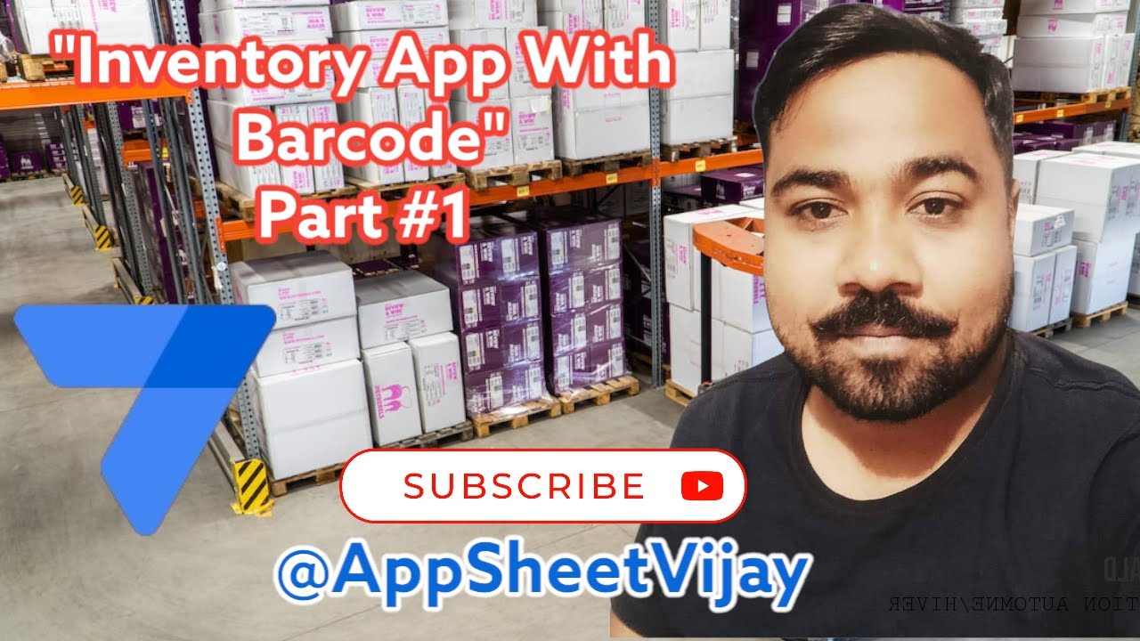 How to create Inventory App with Barcode Part#1 - YouTube