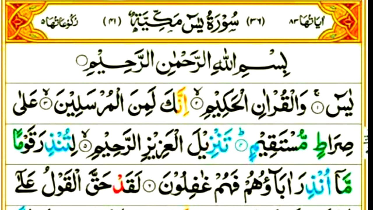 Surah Yaseen | Yasin Dua | Episode 04 | Daily Quran Tilawat Surah Yasin ...